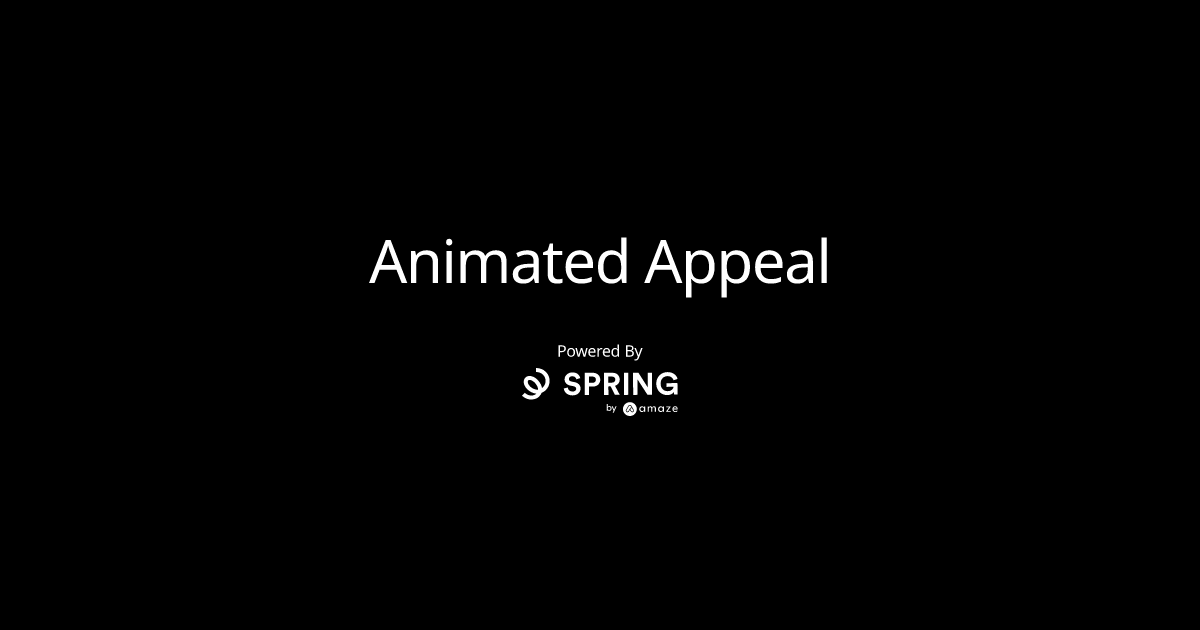 Animated Appeal