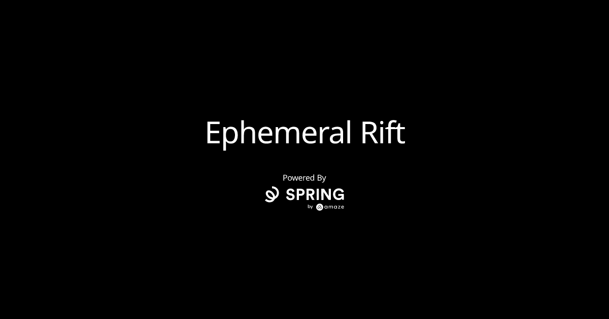 Ephemeral Rift