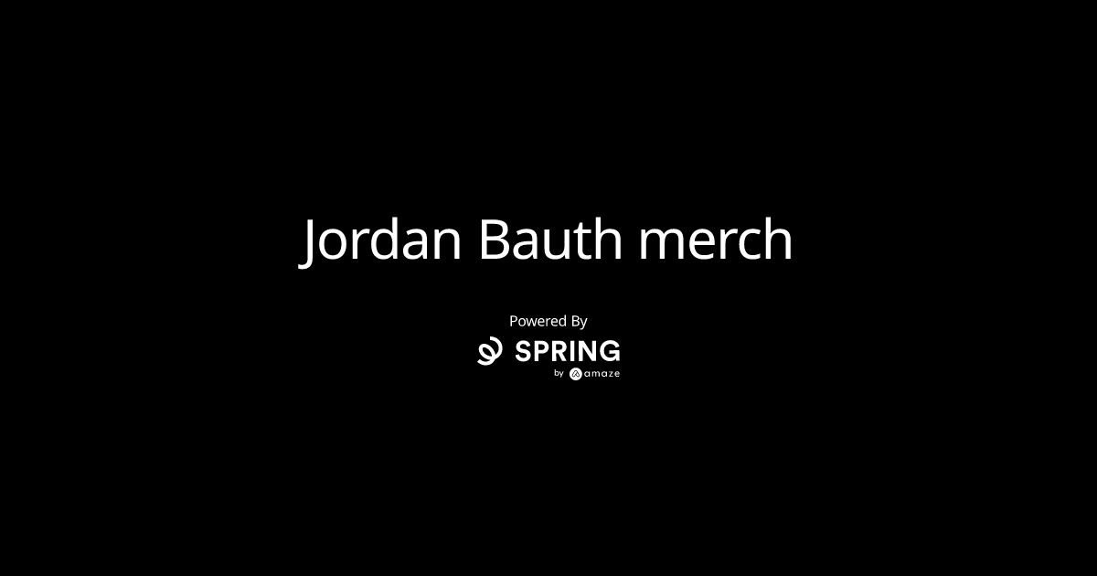 Jordan Bauth merch