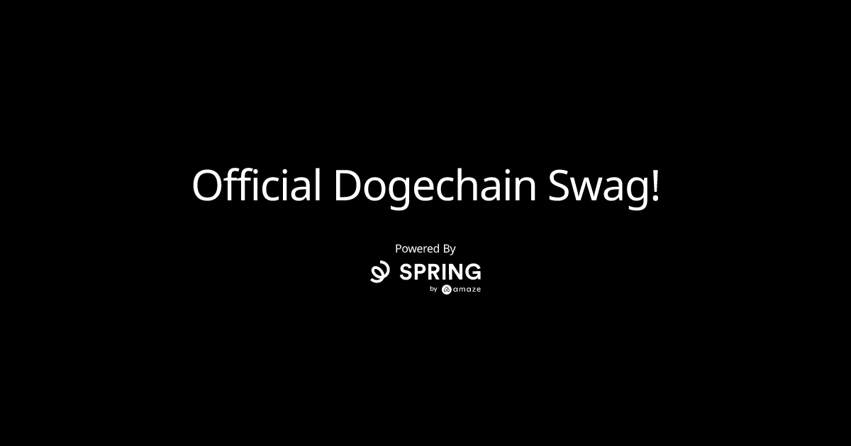 Official Dogechain Swag!