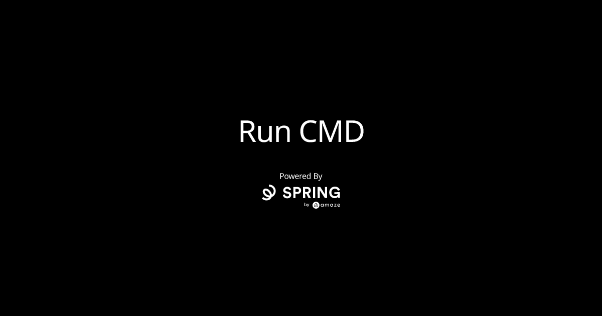 Run CMD