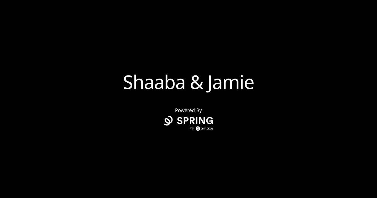 Shaaba & Jamie