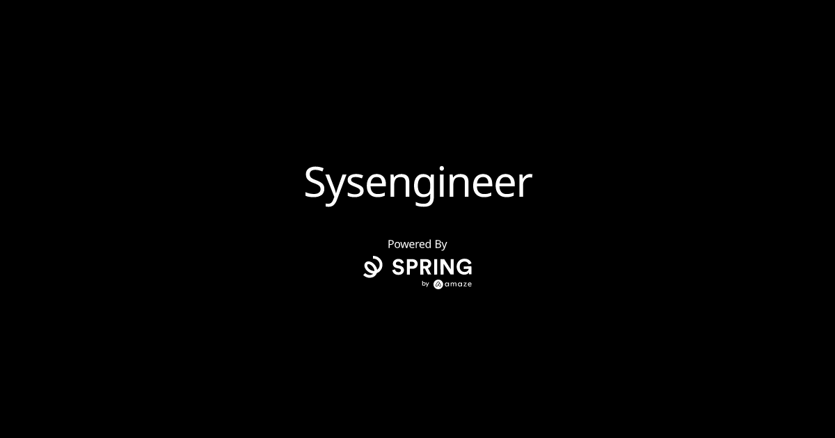Sysengineer