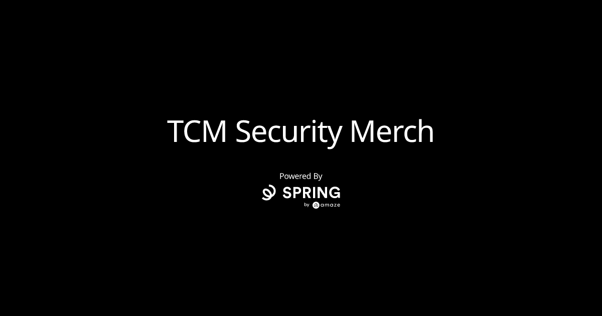 TCM Security Merch