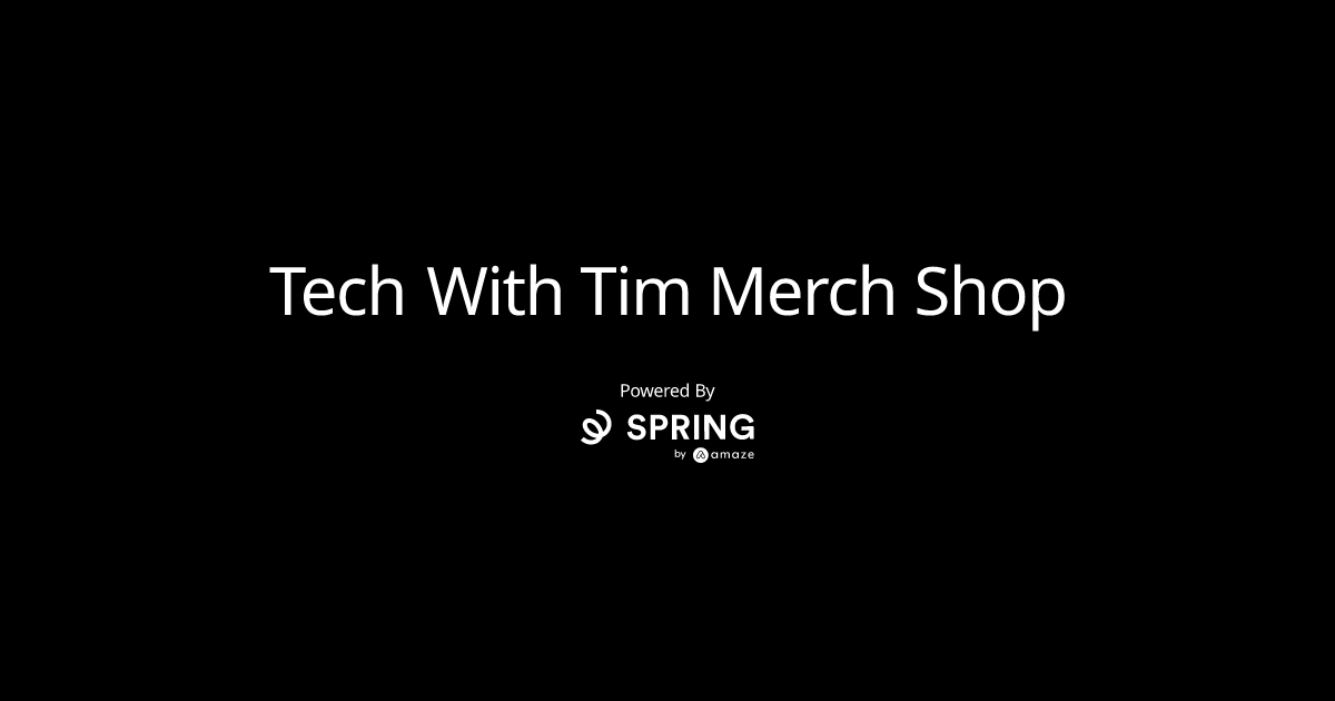 Tech With Tim Merch Shop