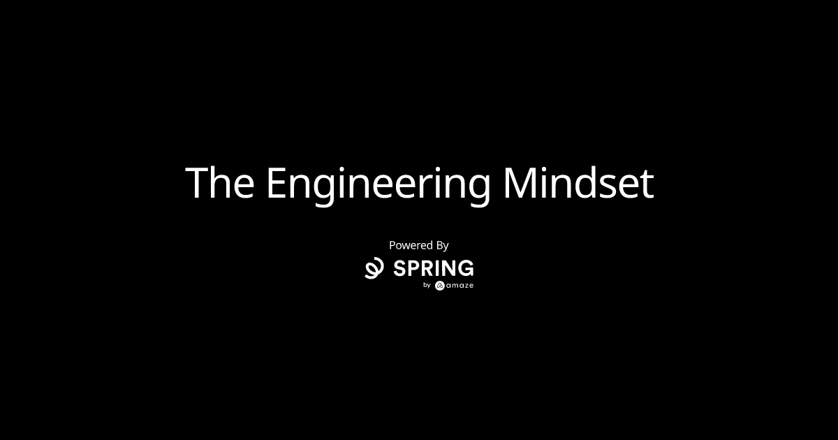 The Engineering Mindset