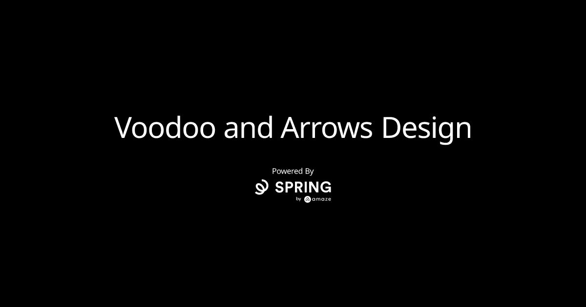Voodoo and Arrows Design